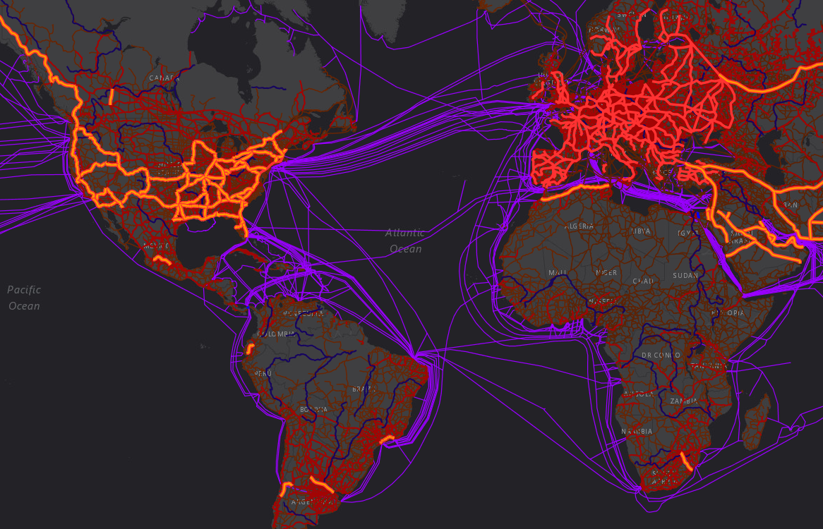 This stunning interactive map shows globalization like you've never ... This stunning interactive map shows globalization like you've never ...
